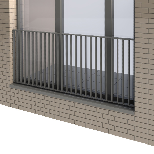 Metal & Glass Juliet Balconies | BA Systems