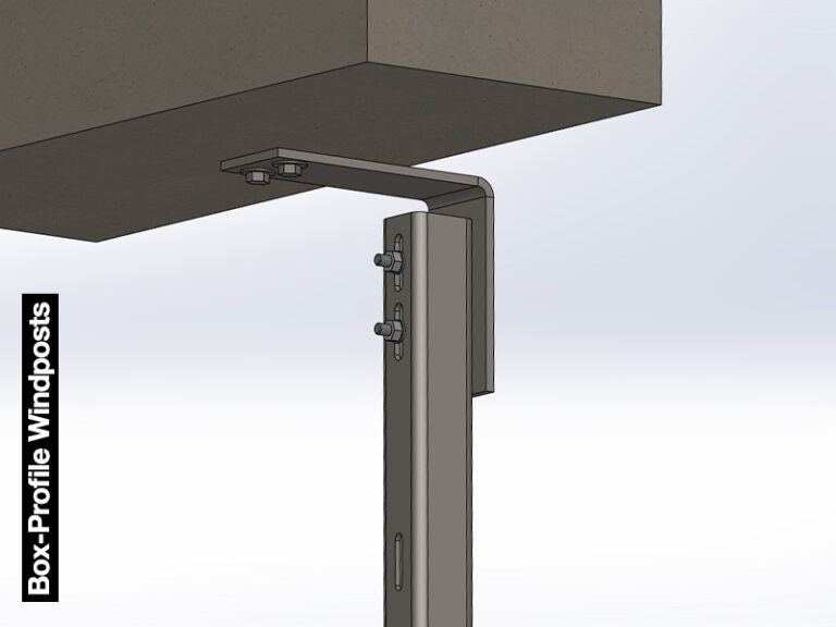Box-Profile Windposts - BA Systems
