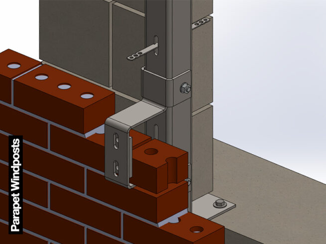 Parapet Windposts - BA Systems